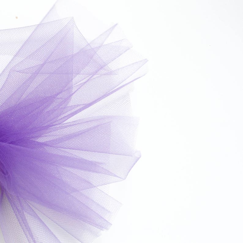 Purple Fine Tulle Fabric 300cm Wide Sold by the Metre Net - Etsy