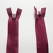 Maroon Burgundy Invisible Concealed Zip 55cm 22 Inch Long (alternative ...