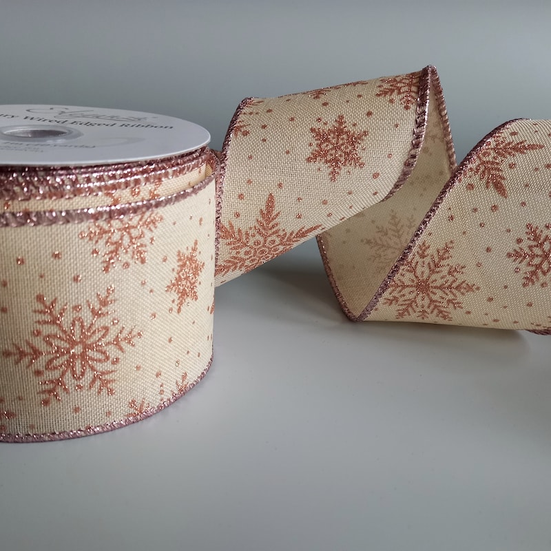 Rose Gold Ribbon - Etsy