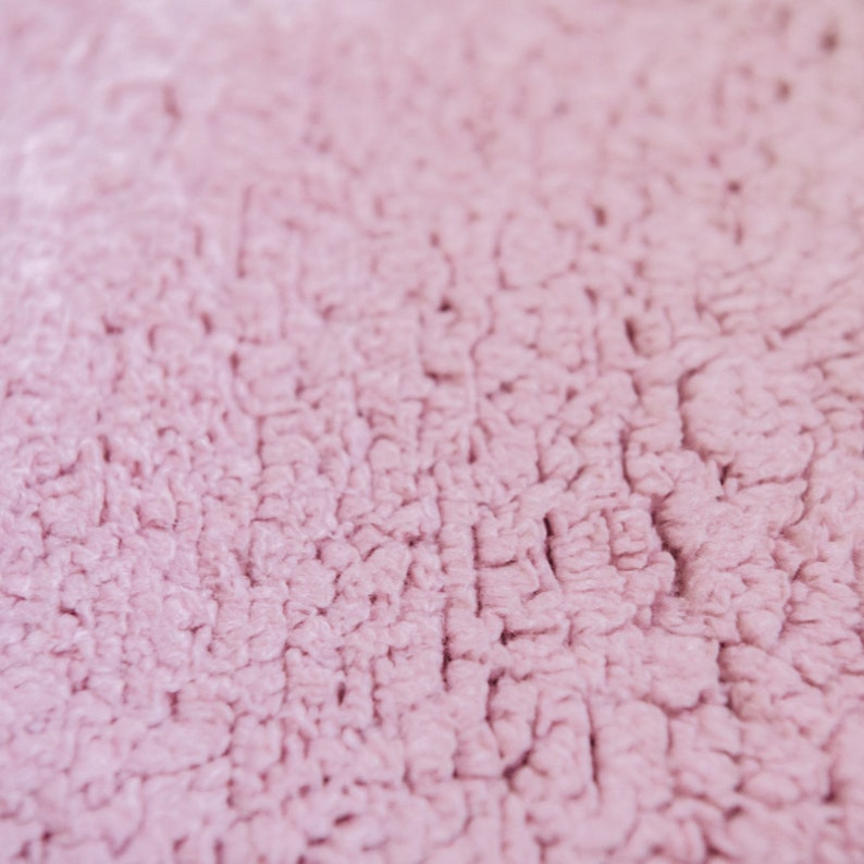 Dusky Pink Coloured Luxury Sherpa Fleece Fabric Soft Cuddly - Etsy