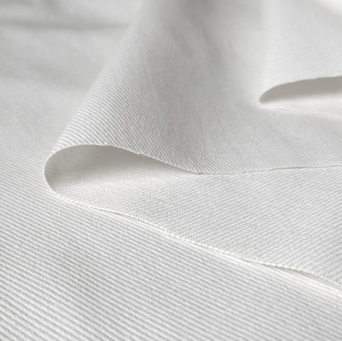 Ivory off White Herringbone Twill Fabric 100% Cotton 150cm - Etsy