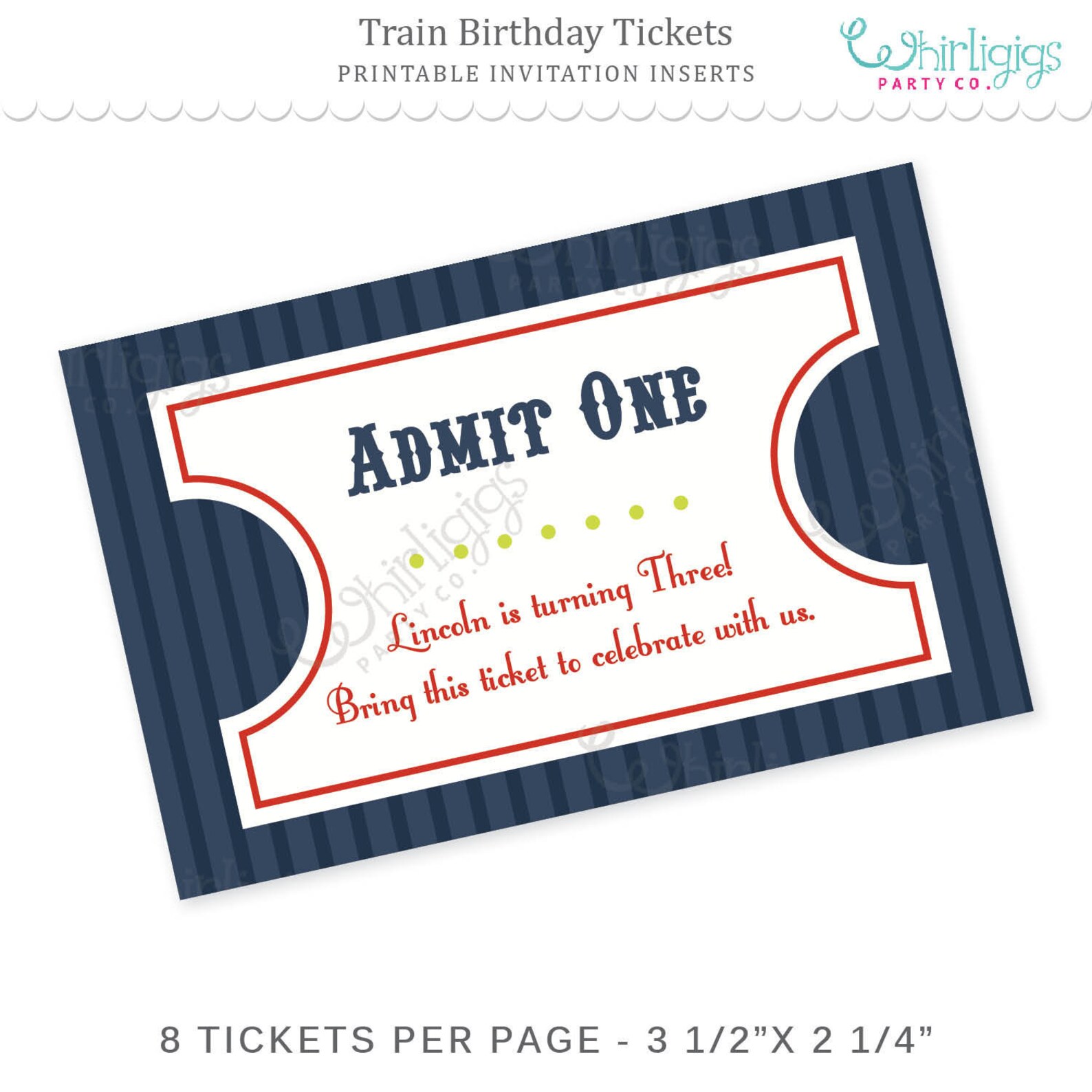 Editable Tickets Template Train Party Admission Tickets or - Etsy