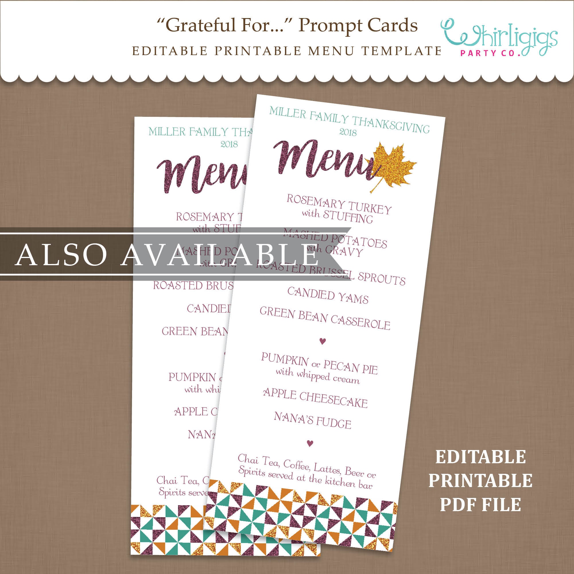 Blessed Banner Template - Printable Banner - Editable PDF File - a DIY ...