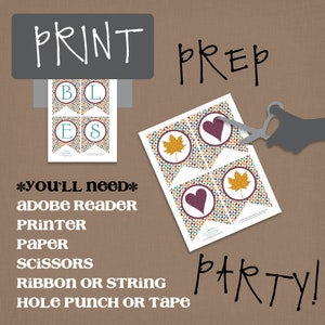 Blessed Banner Template - Printable Banner - Editable PDF File - a DIY ...