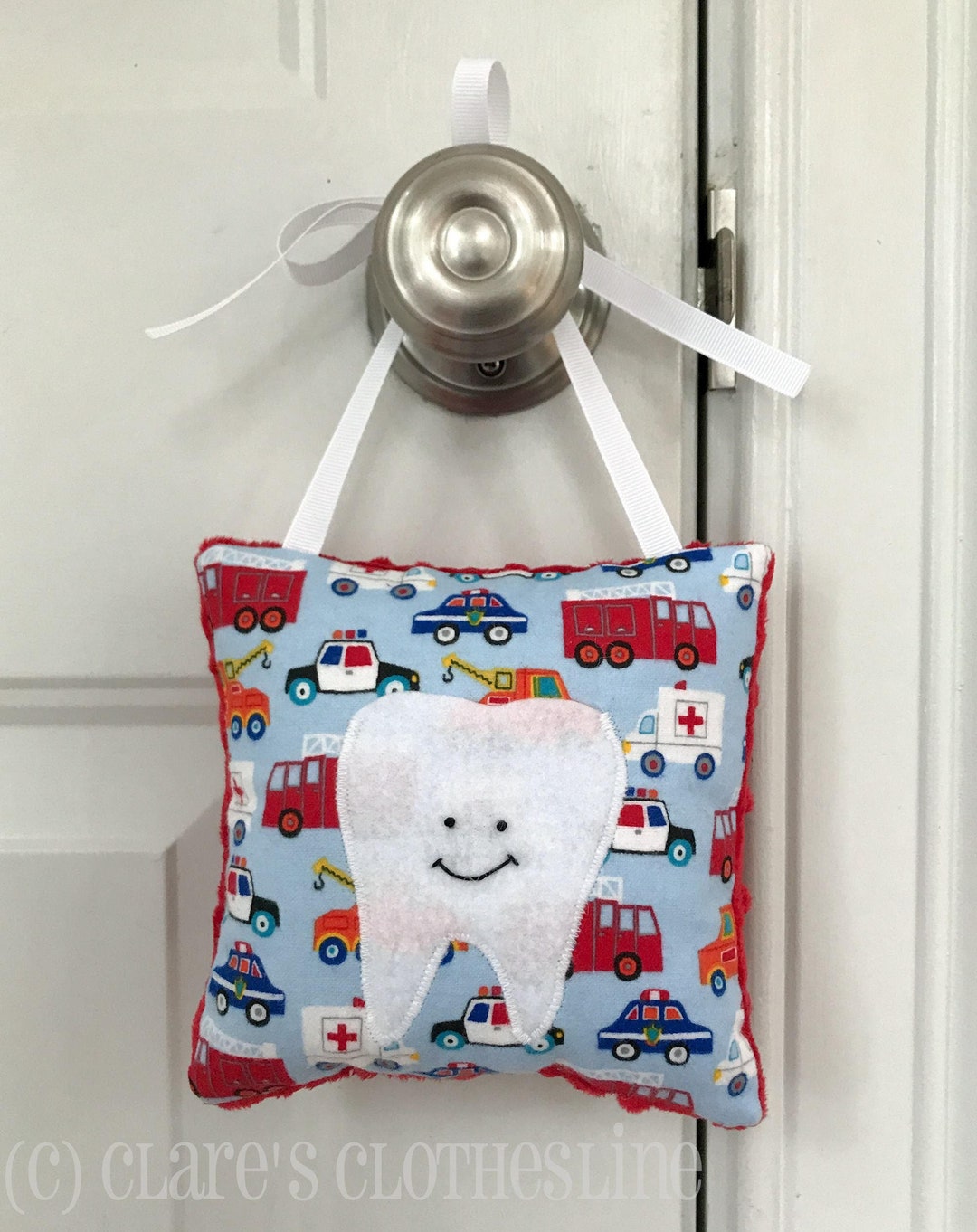 First Responders Tooth Fairy Pillow | Police, Fire and Ambulance ...