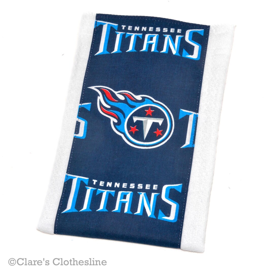 Tennessee Titans Burp Cloth: Blue Titans Football Baby Gift, Cotton ...