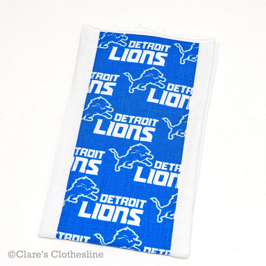 Detroit Lions Baby Burp Cloth: Football Baby Gift, Cotton Burp Rag - Etsy