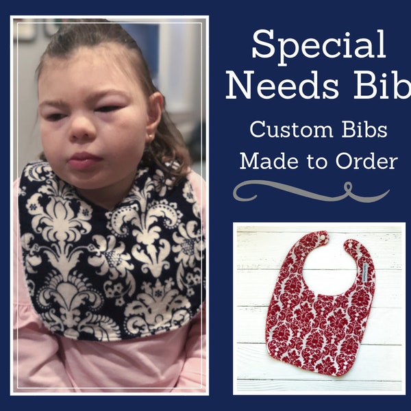 Special Needs Bibs - Etsy
