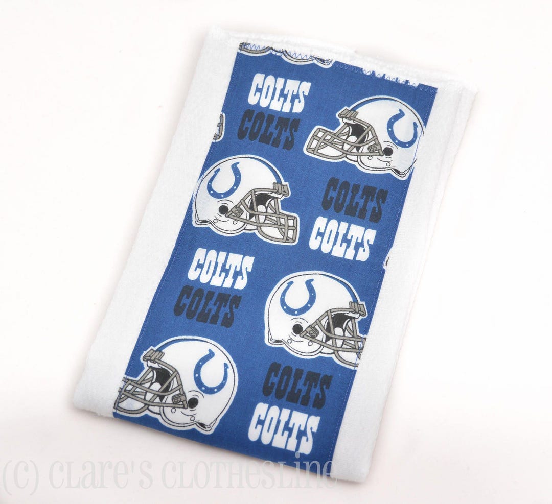 Indianapolis Colts Baby Burp Cloth | Colts Blue Football Burp Rag ...