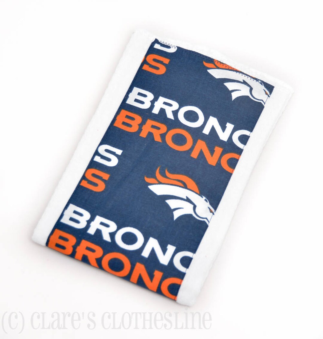 Denver Broncos Baby Burp Cloth Broncos Football Burp Rag Denver Sports ...