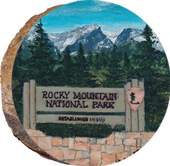 Rocky Mountain National Park Entrance Sign SCP004 - Etsy