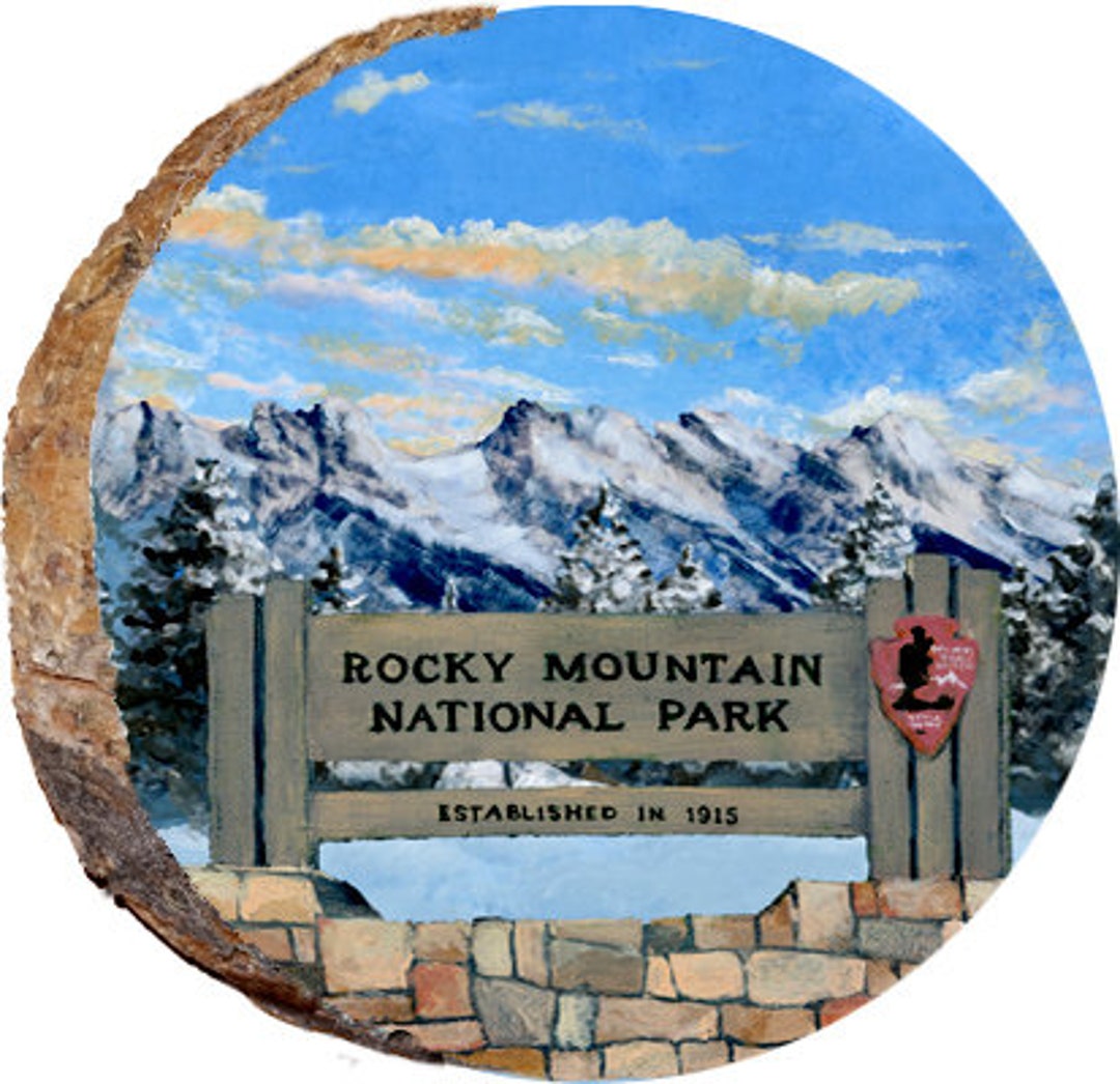 Rocky Mountain National Park Sign DCP516 - Etsy
