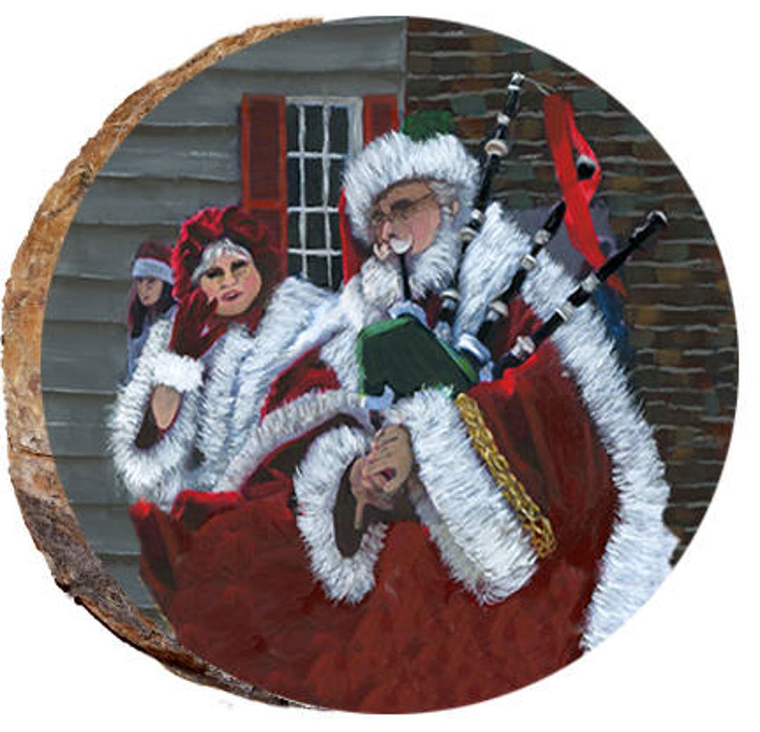 Santa Bagpiper - DX175 - Etsy