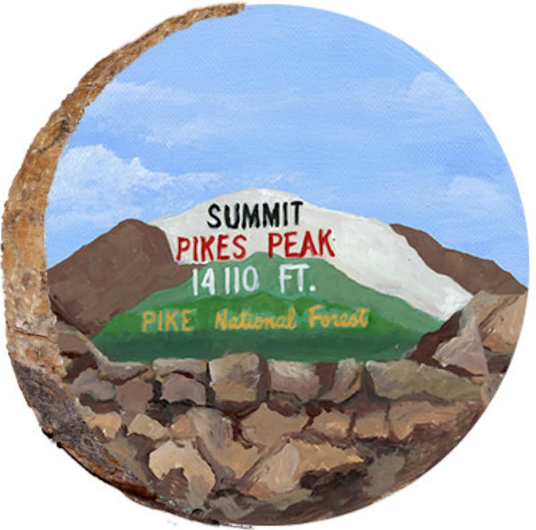 Pikes Peak Summit Sign DCM296 - Etsy