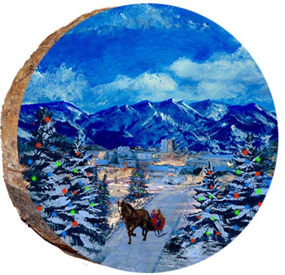 Sleigh Ride in Estes Park - DX168 - Etsy