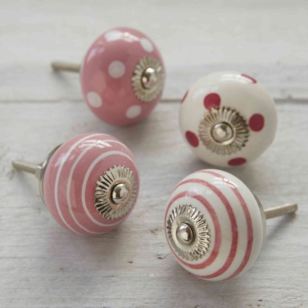 Pink Knobs - Etsy