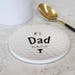 Personalised Ceramic Golf Ball Coaster With Cork Base. Gift Box ...
