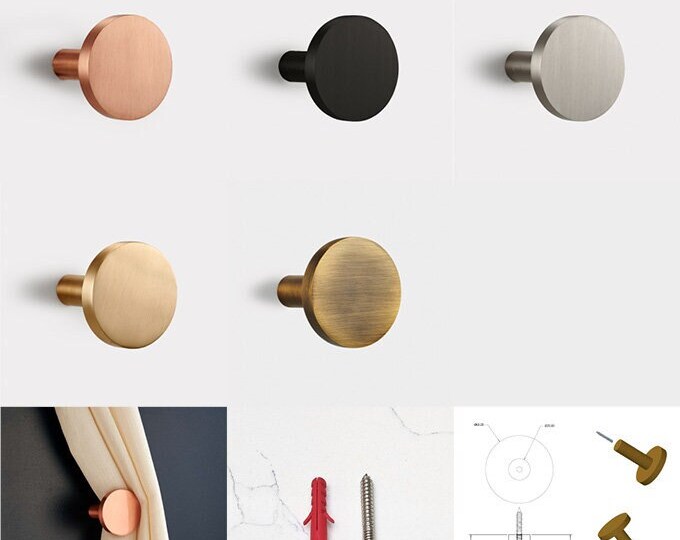 Brass Sample Disc Swatches in Antique Gold Silver Matte - Etsy