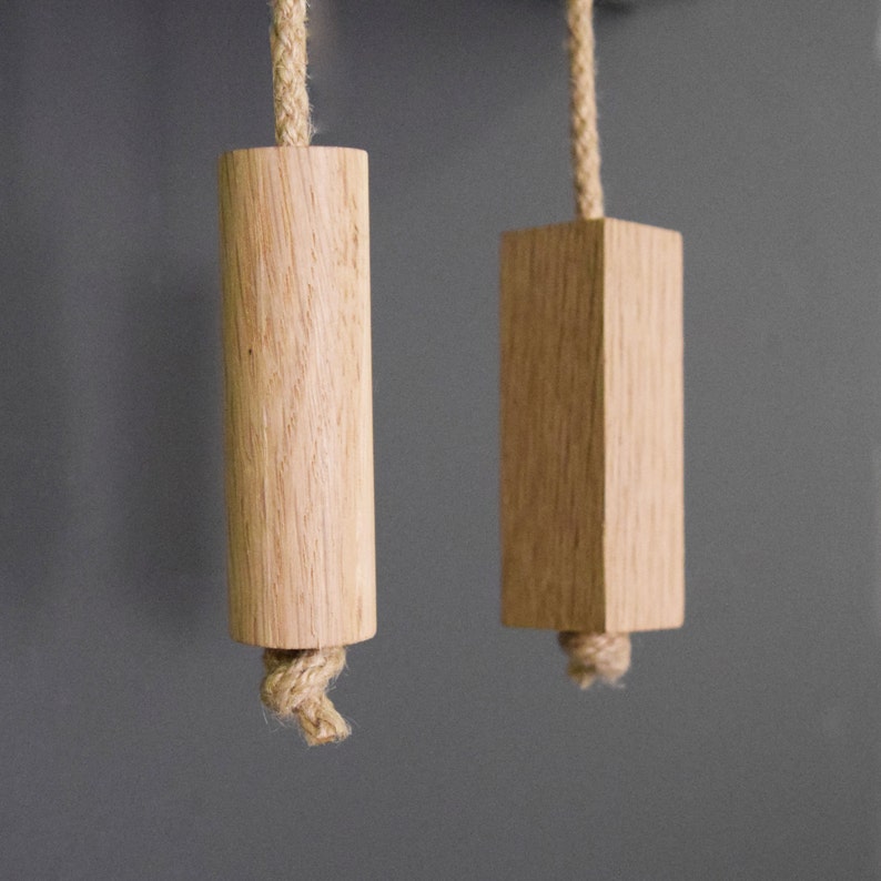 Bathroom Light Pull Solid Oak Wood Bathroom Hardware | Etsy