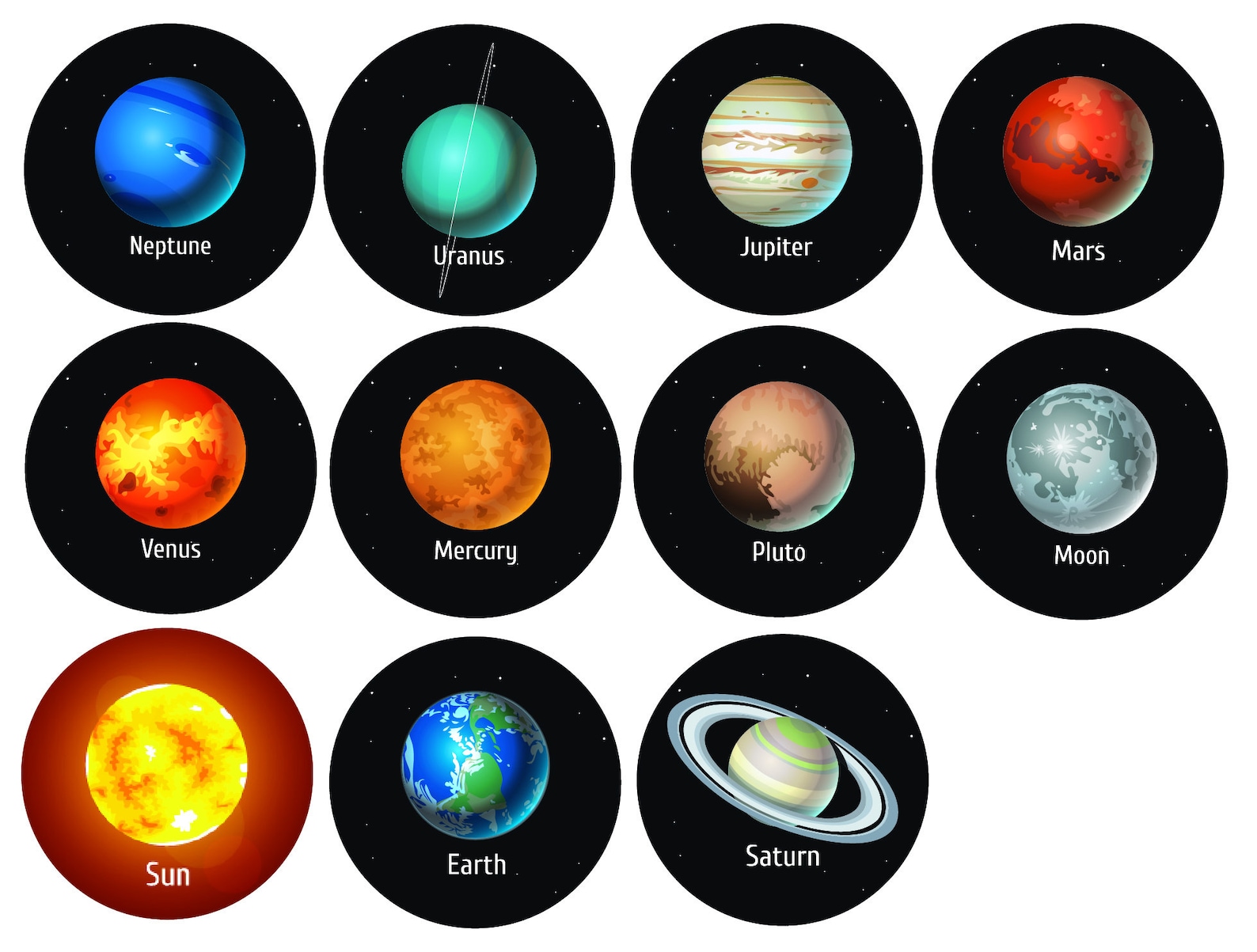 Decorative Planets Cupboard Door Knobs Science Space Novelty - Etsy