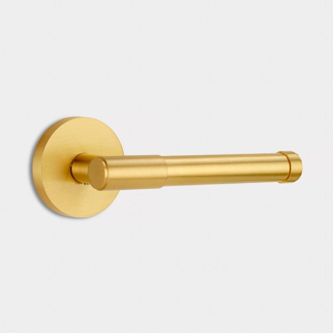 Solid Brass Gold Lever Door Handles | Suitable for Interior Doors ...