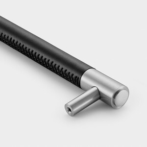 Solid Brass Silver Bar Handles With Brown Black & Blue Veg | Etsy