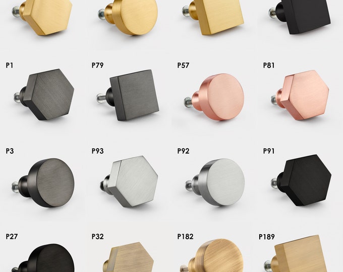 Brass Sample Disc Swatches in Antique Gold Silver Matte - Etsy