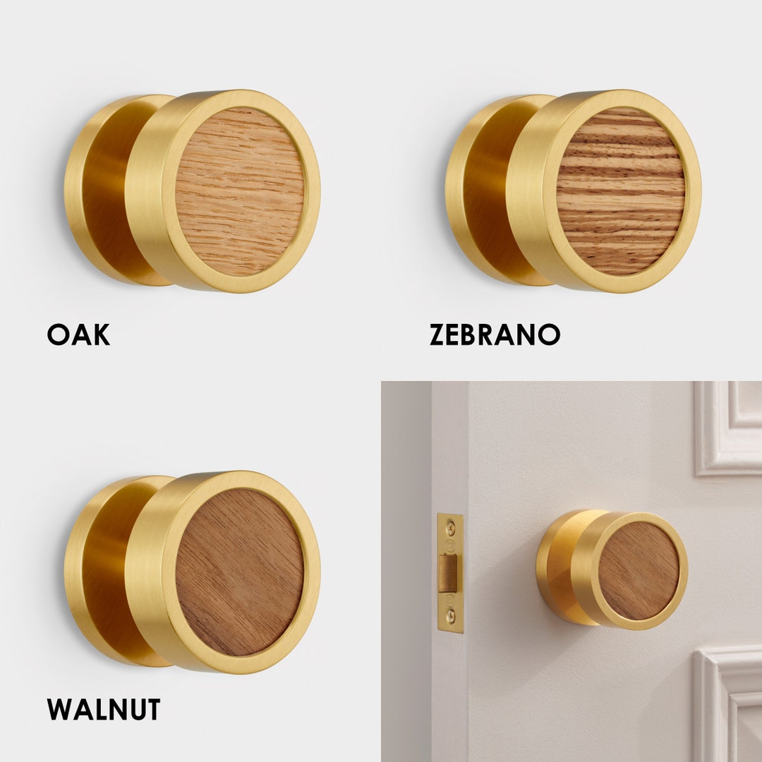 Antique Gold, Silver and Gold Internal Door Spring Loaded Mortice Knobs ...