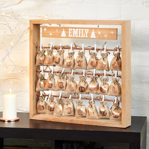 Advent Calendar Christmas Countdown Calendar in the Form of - Etsy