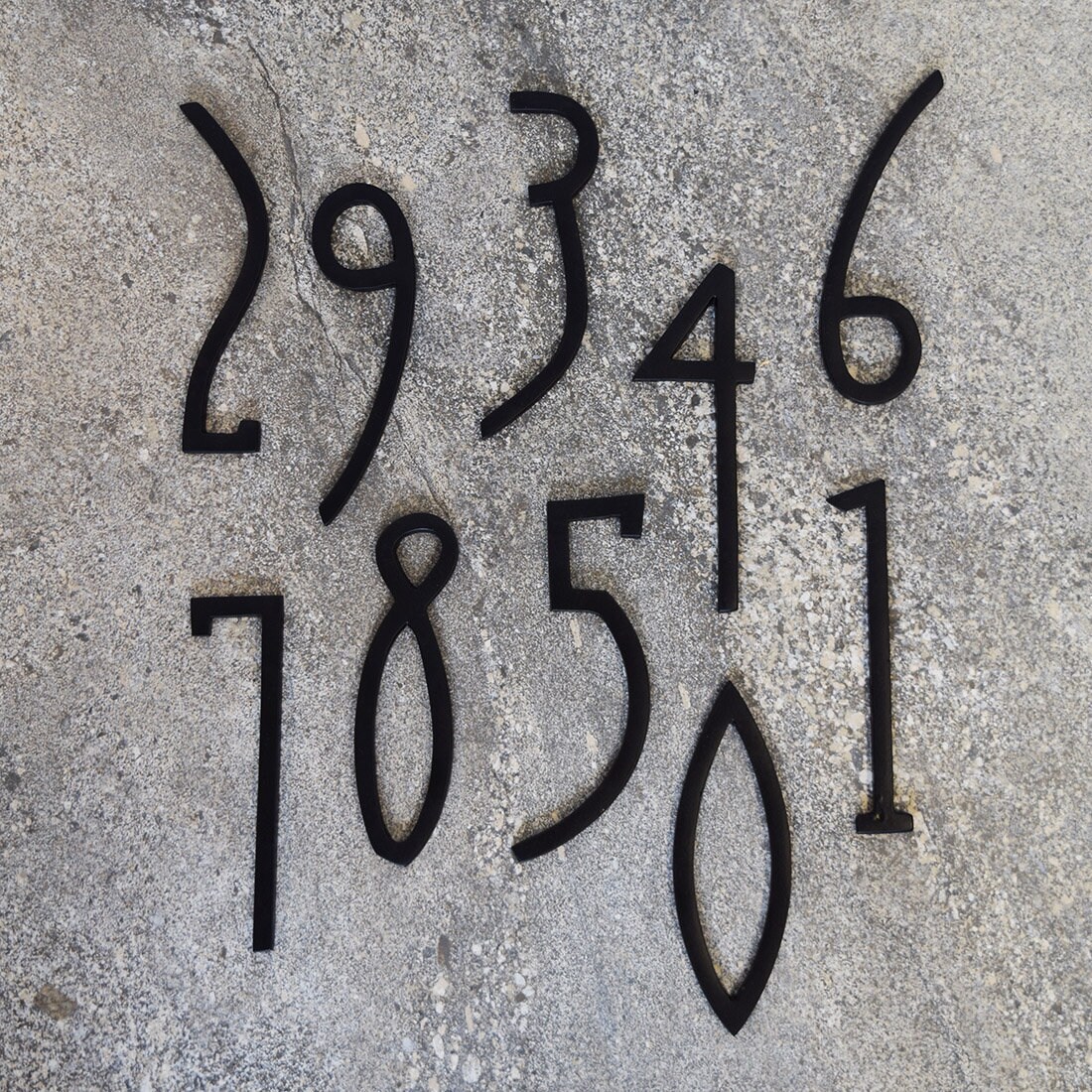 Art Deco Numbers