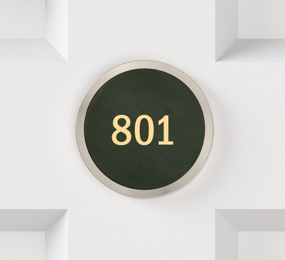 Brass Door Number Sign, Room Sign, Room Number, Hotel Door Sign ...