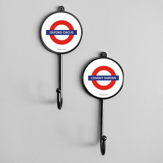 London Underground Tube Station Landmark Coat Hooks | Etsy