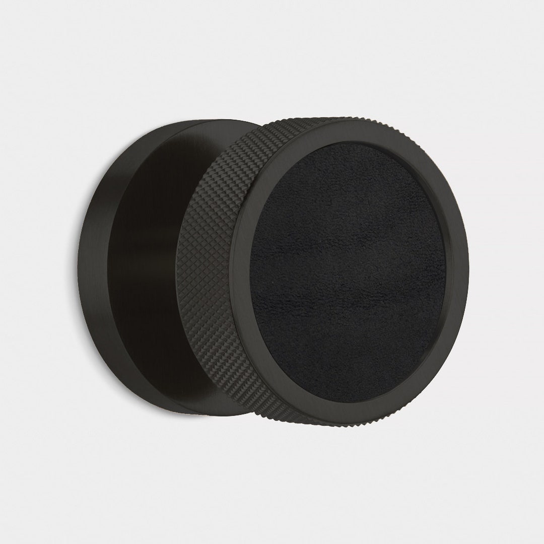 Black Mortice Door Knobs, Spring Loaded, Knurled Internal Door Knobs ...