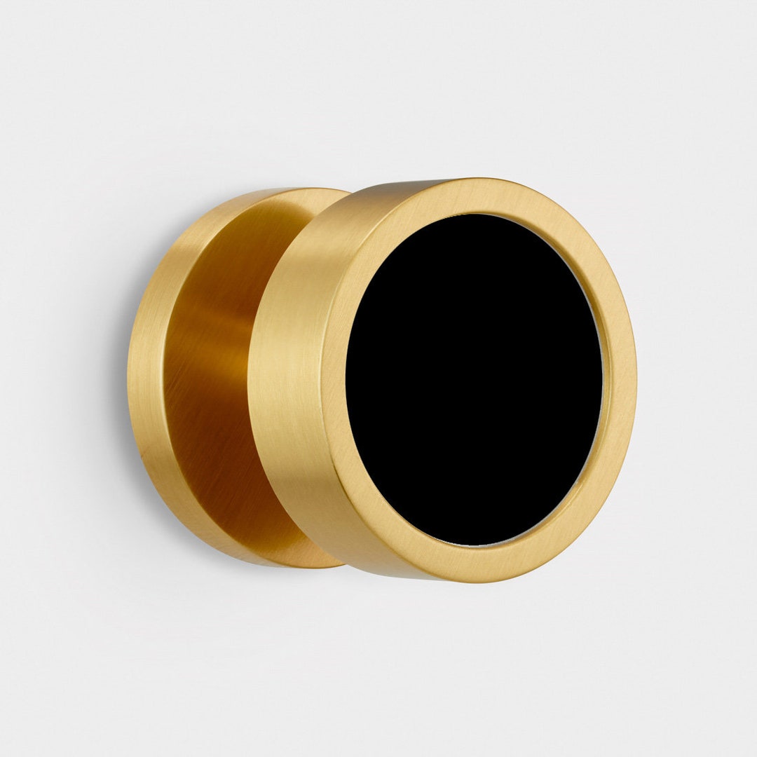 Solid Brass Mortice Door Knob | Choice of Colourful Gloss Inserts ...