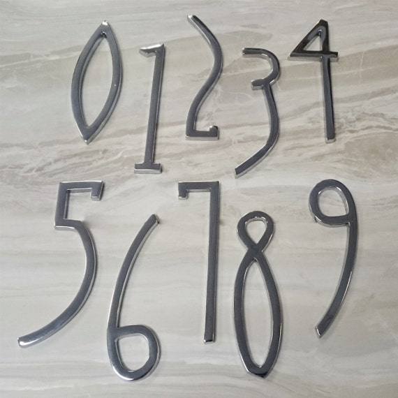 Art Deco House Numbers
