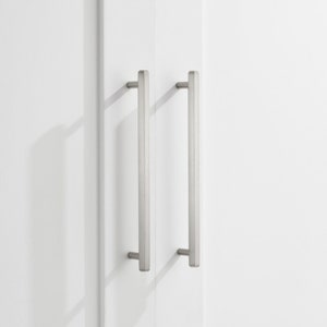 Silver Cabinet Hardware Kitchen Cupboard Pulls Bathroom Drawer Knobs ...