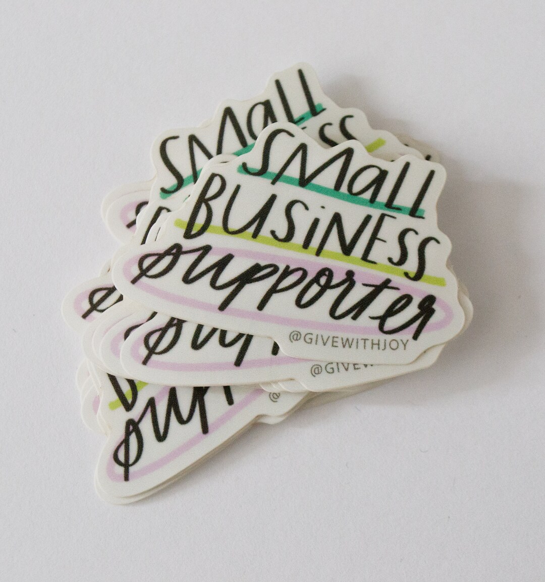 Small Business Supporter Sticker, Vinyl Sticker - Etsy