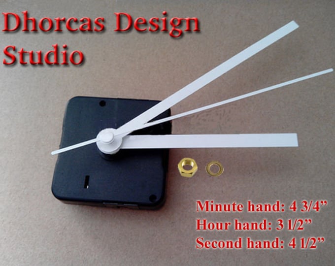 Quartz Clock Motor 08 Kit for Wall Clock Replacement, Movement and ...