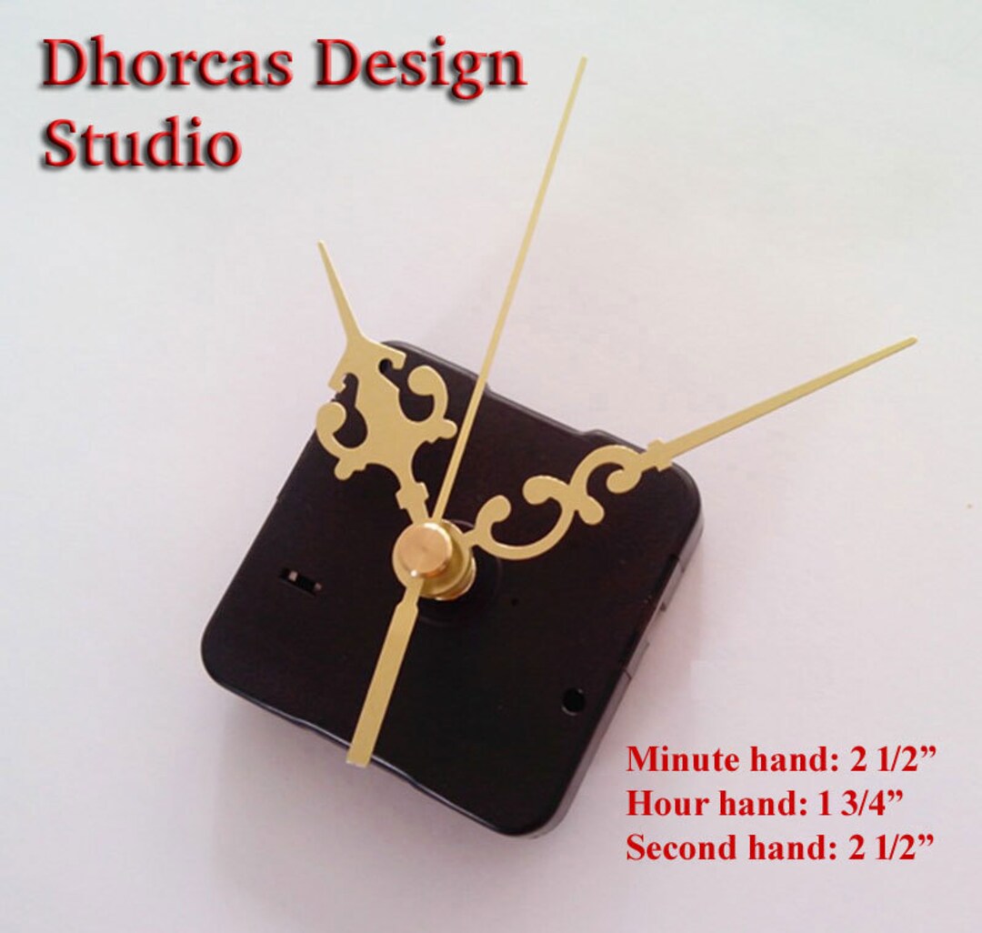 Quartz Clock Motor (#010) Kit for Wall Clock Replacement, Movement and ...