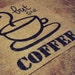 Burlap Coffee Sign Rustic Kitchen Decoration Kitchen Sign Burlap Gift ...