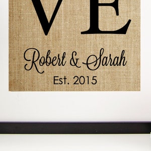 Rustic Wedding Decor | Burlap Print | Shabby Chic Wedding Decoration ...