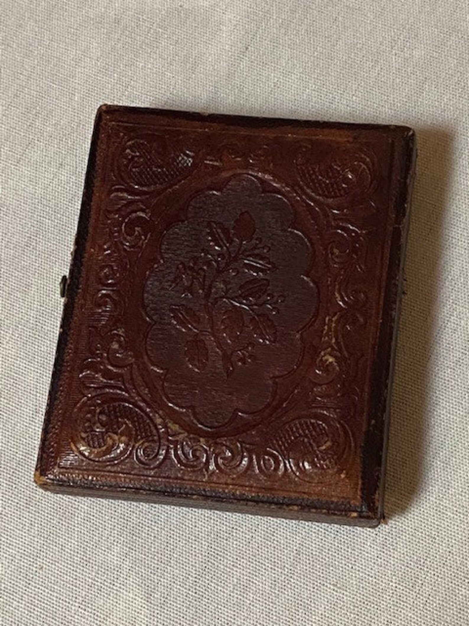 Antique Ambrotype 1800s Complete Leather Wood Case - Etsy