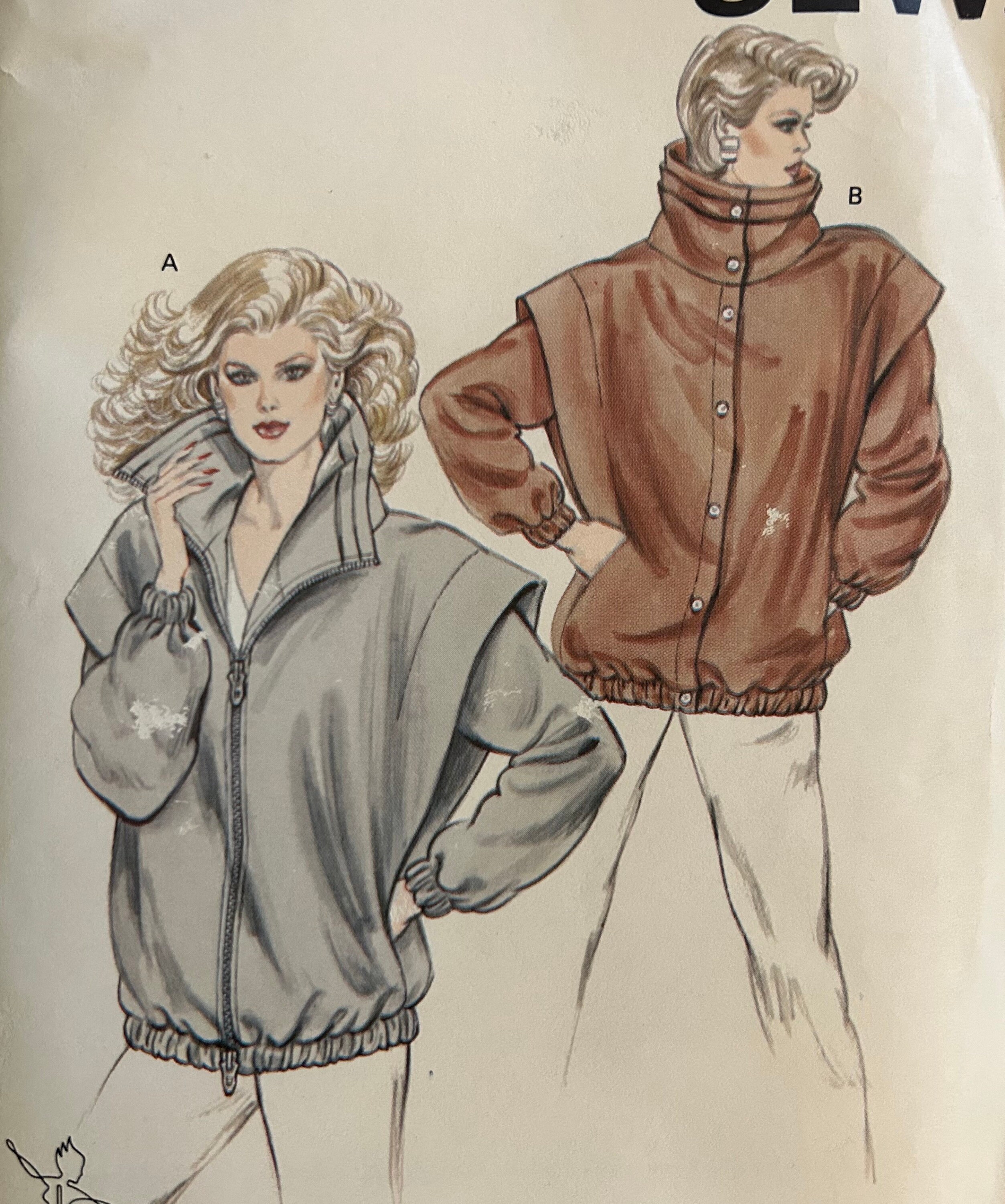 Vintage 1984 Kwik Sew Sewing Pattern 1342 Misses' Outerwear Michael ...