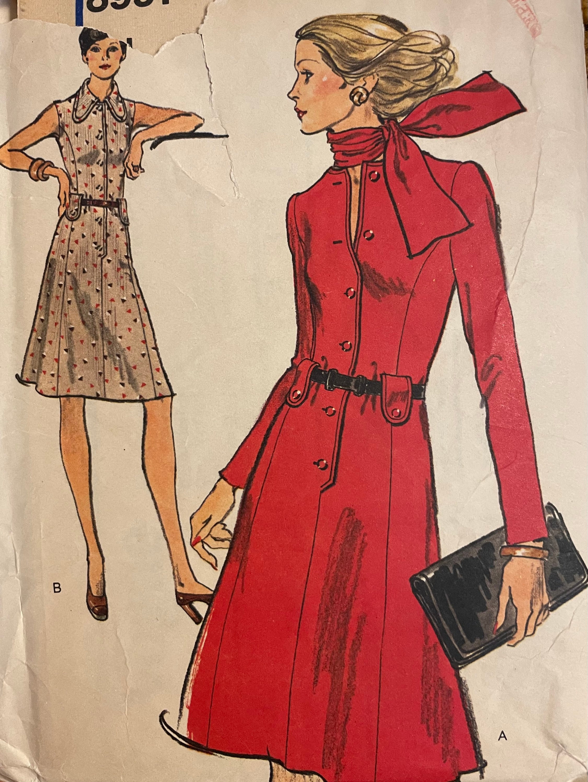 Vintage 1974 Very Easy VOGUE PATTERN 8991 Misses' A-line - Etsy