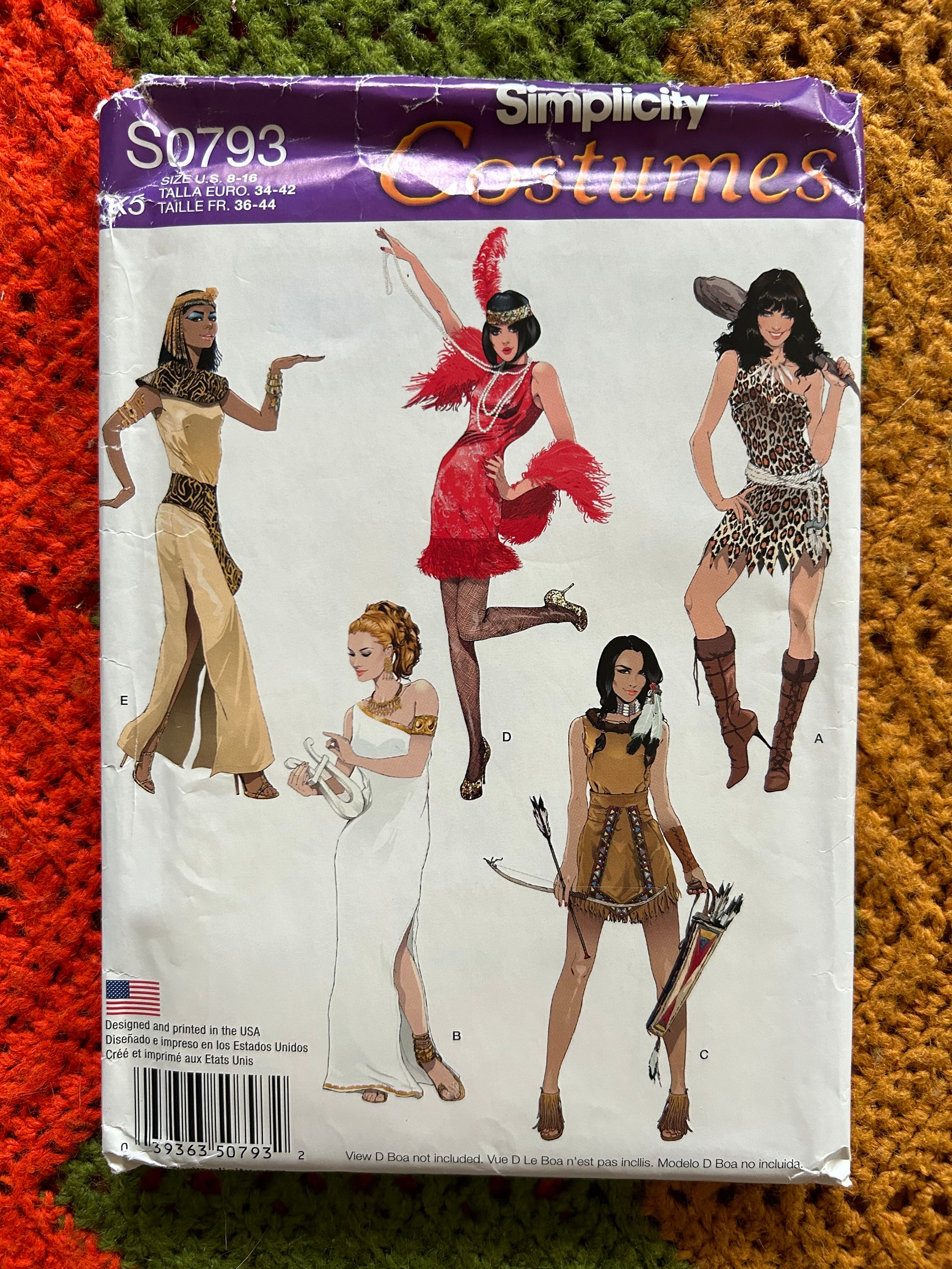 2014 Simplicity Costumes Sewing Pattern S0793 Misses' Costumes Flapper ...