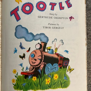 Vintage 1987 a Little Golden Book “tootle” by Gertrude Crampton ...