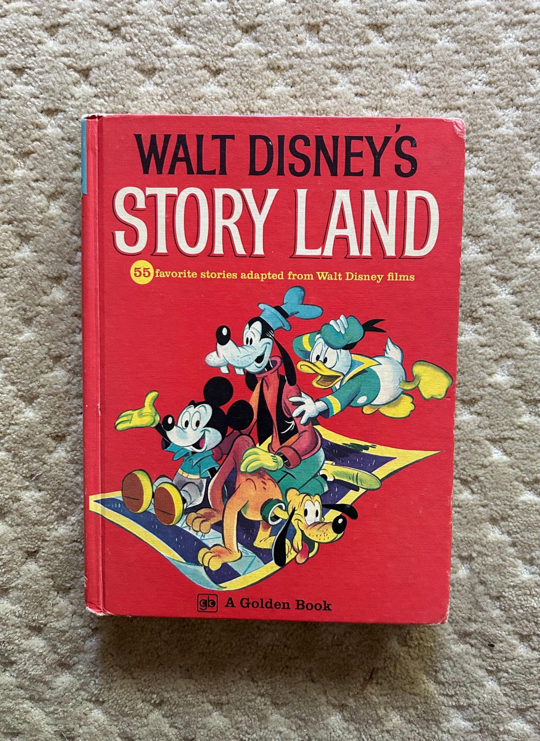 Vintage 1962 Walt Disney's "story Land" Golden Book 55 Stories From Walt Disney Films BAMBI Snow ...