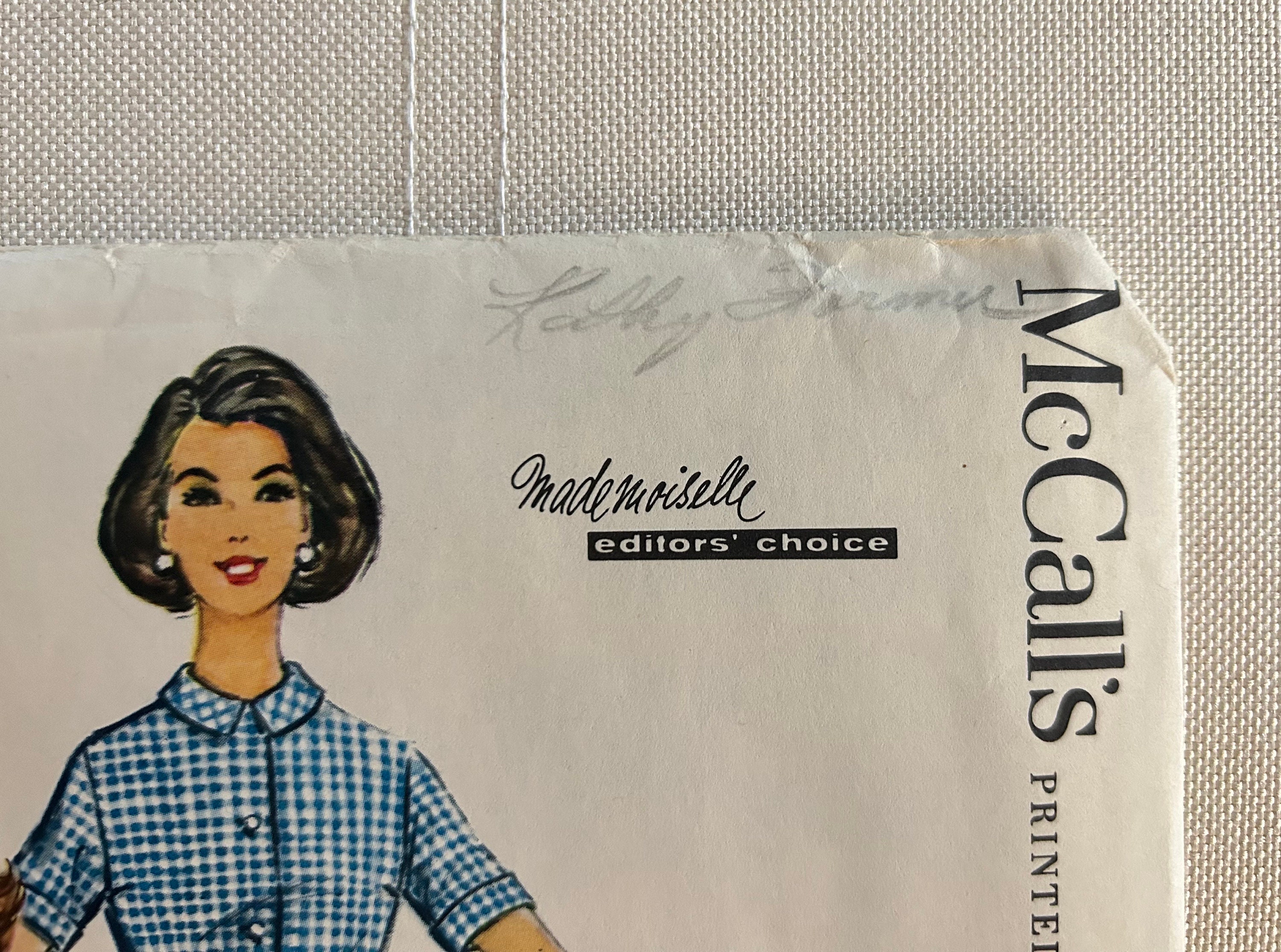 Vintage 1959 SIMPLICITY Sewing Pattern 5079 Misses' Button Down Blouse ...