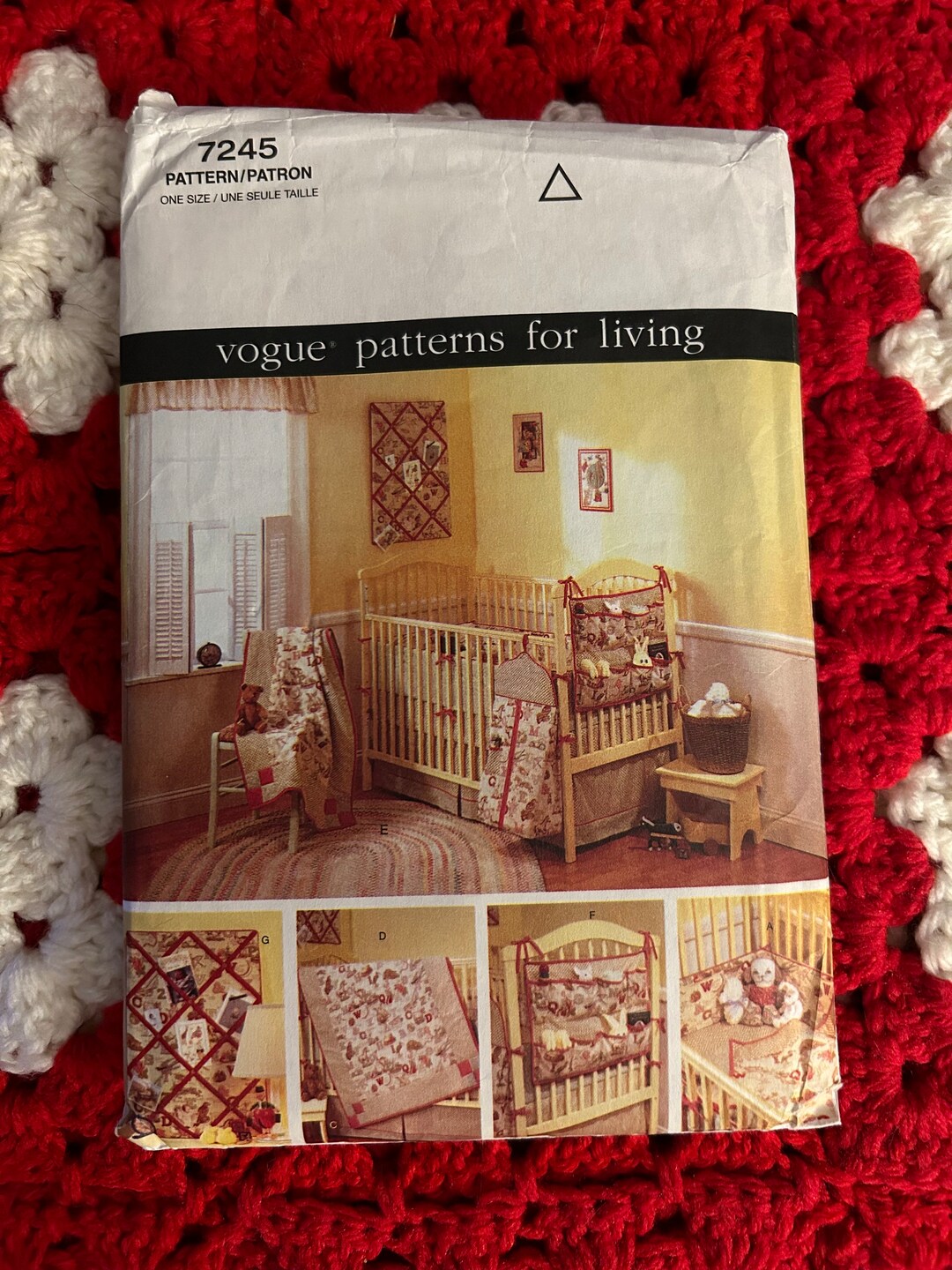 Vintage 2001 Vogue Patterns for Living Sewing Pattern 7245 Baby Room ...