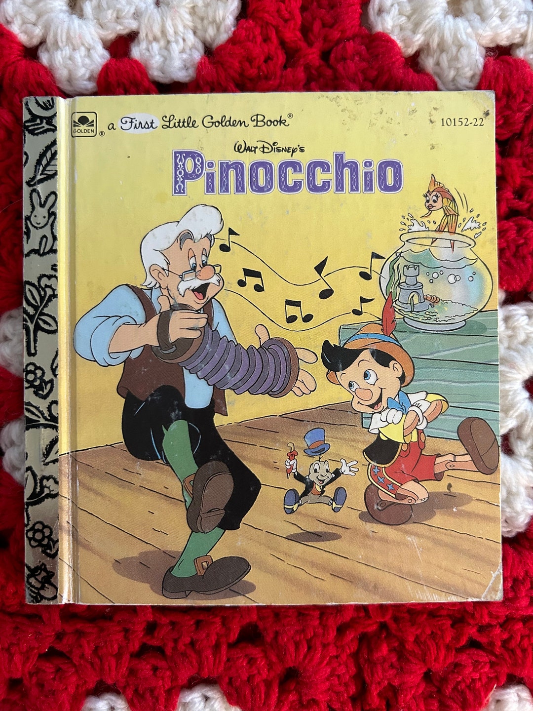 Vintage 1992 Walt Disney’s PINOCCHIO a First Little Golden Book Adapted ...